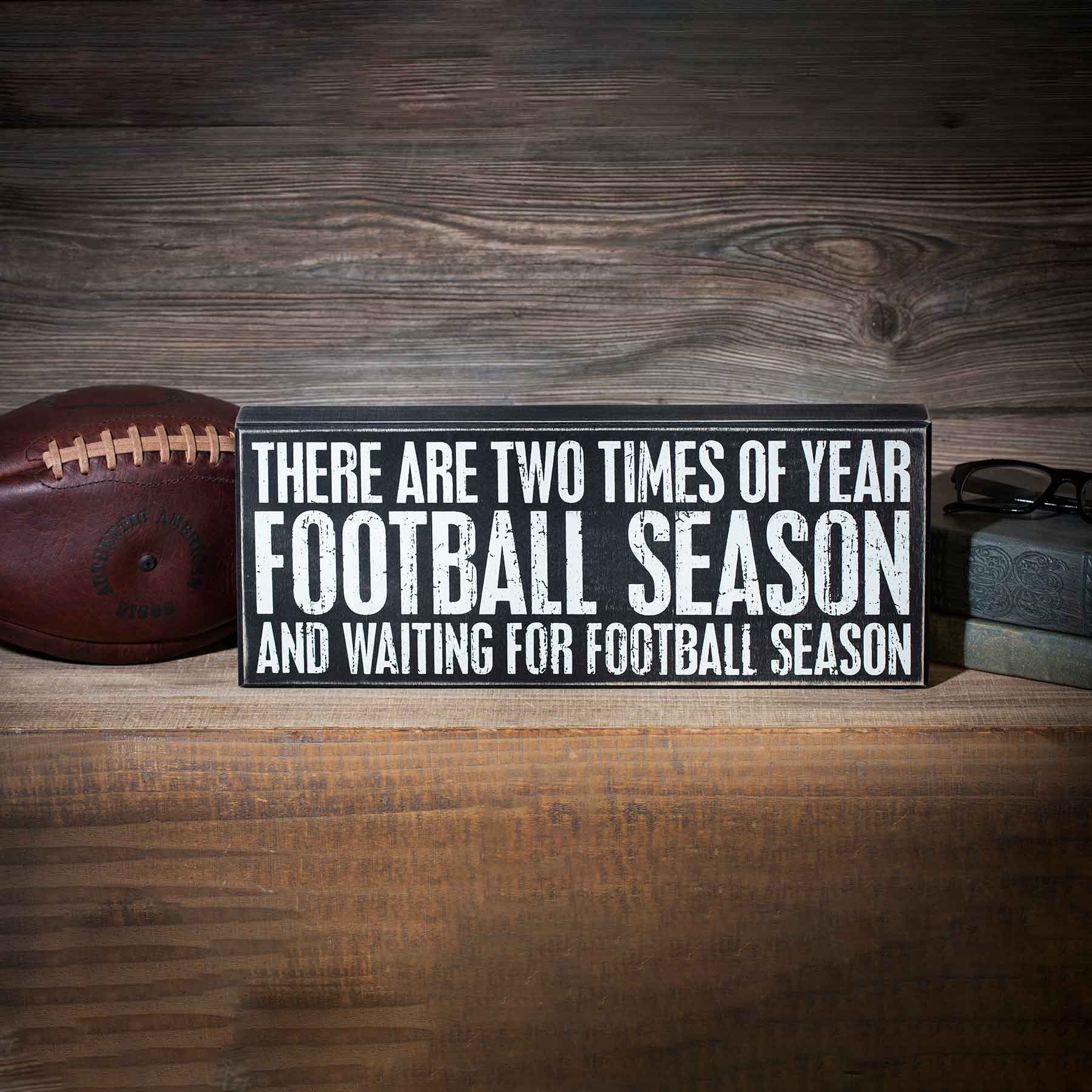 Football Season Box Sign | Creations and Collections