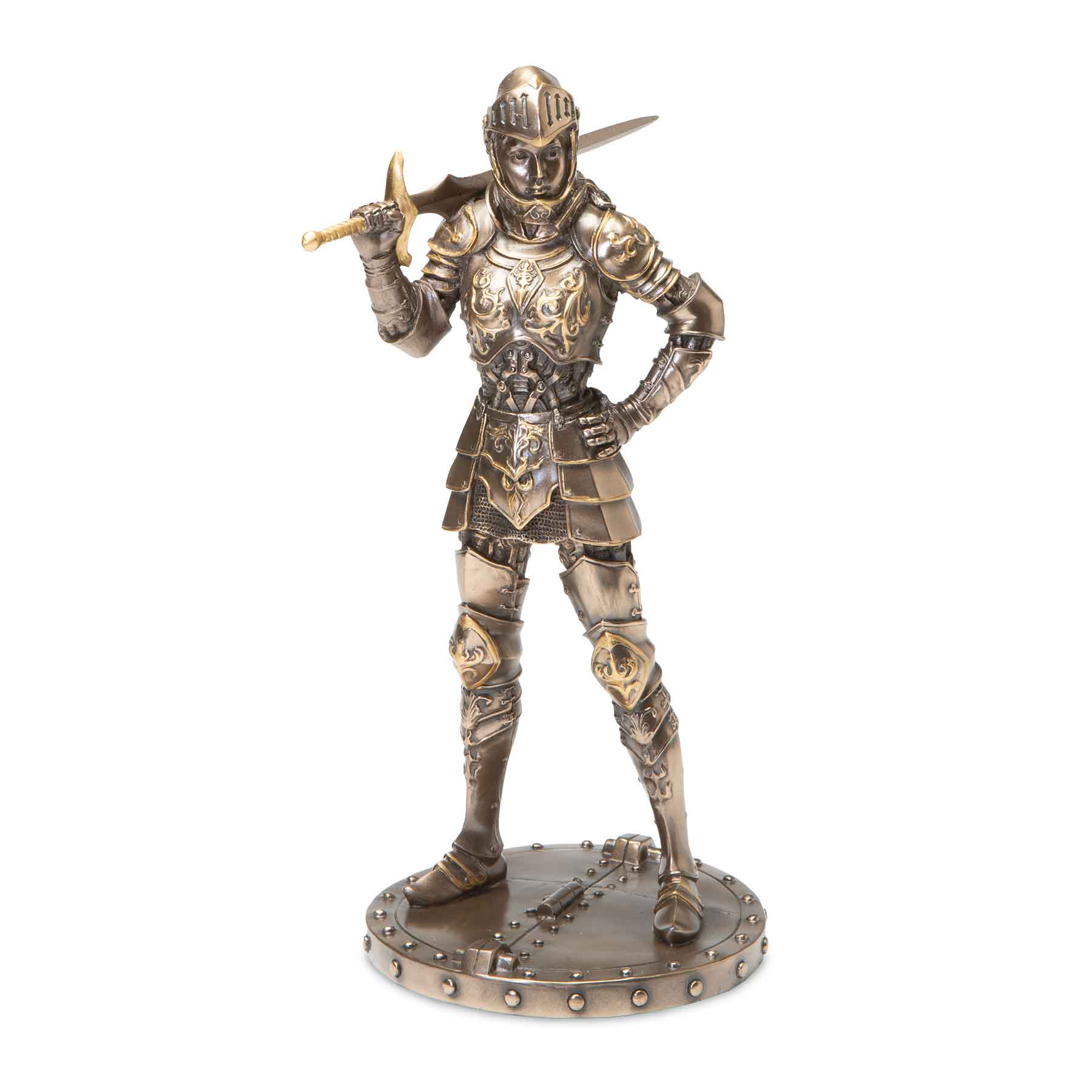 Steampunk Iron Maiden Knight Sculpture | Creations and Collections