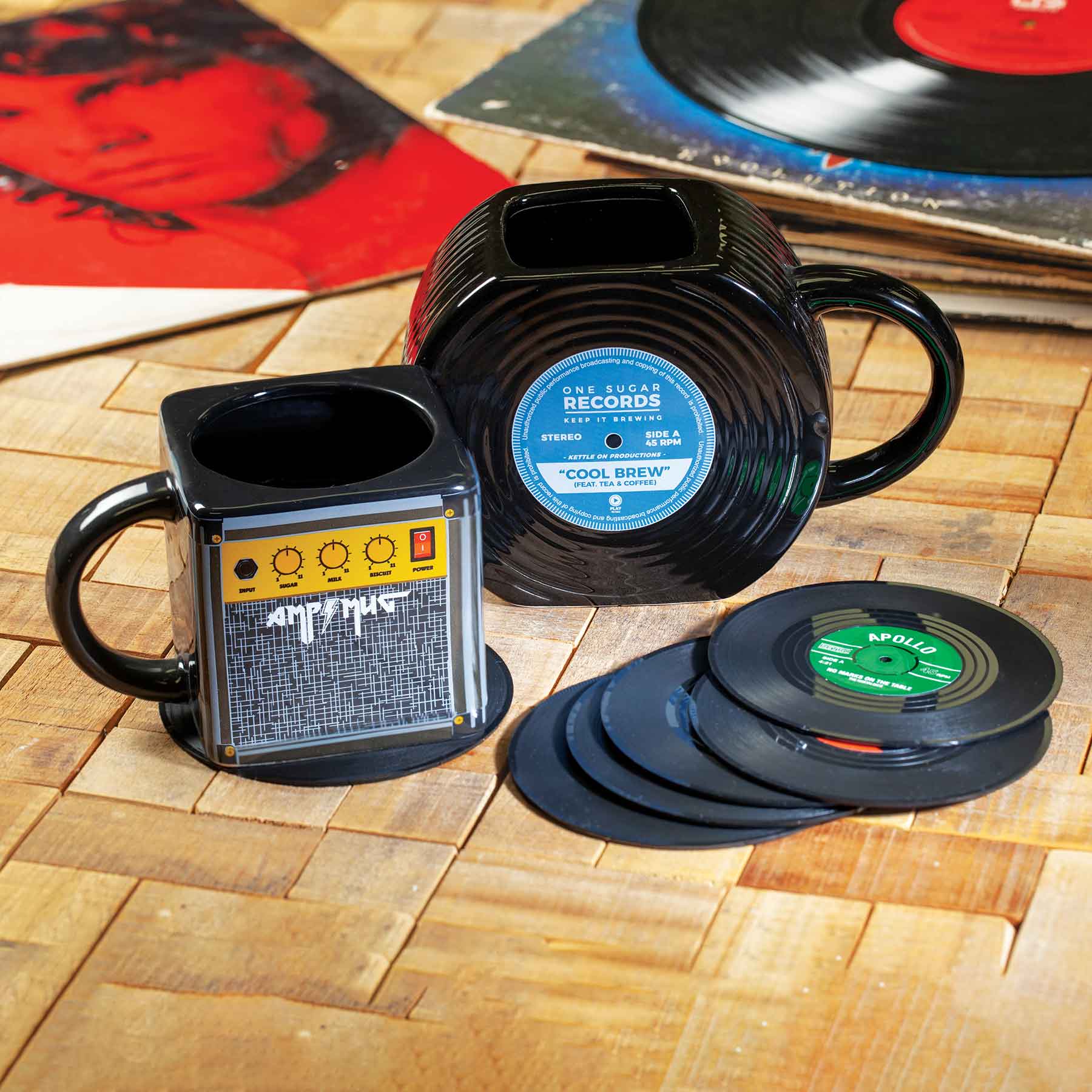 record mug