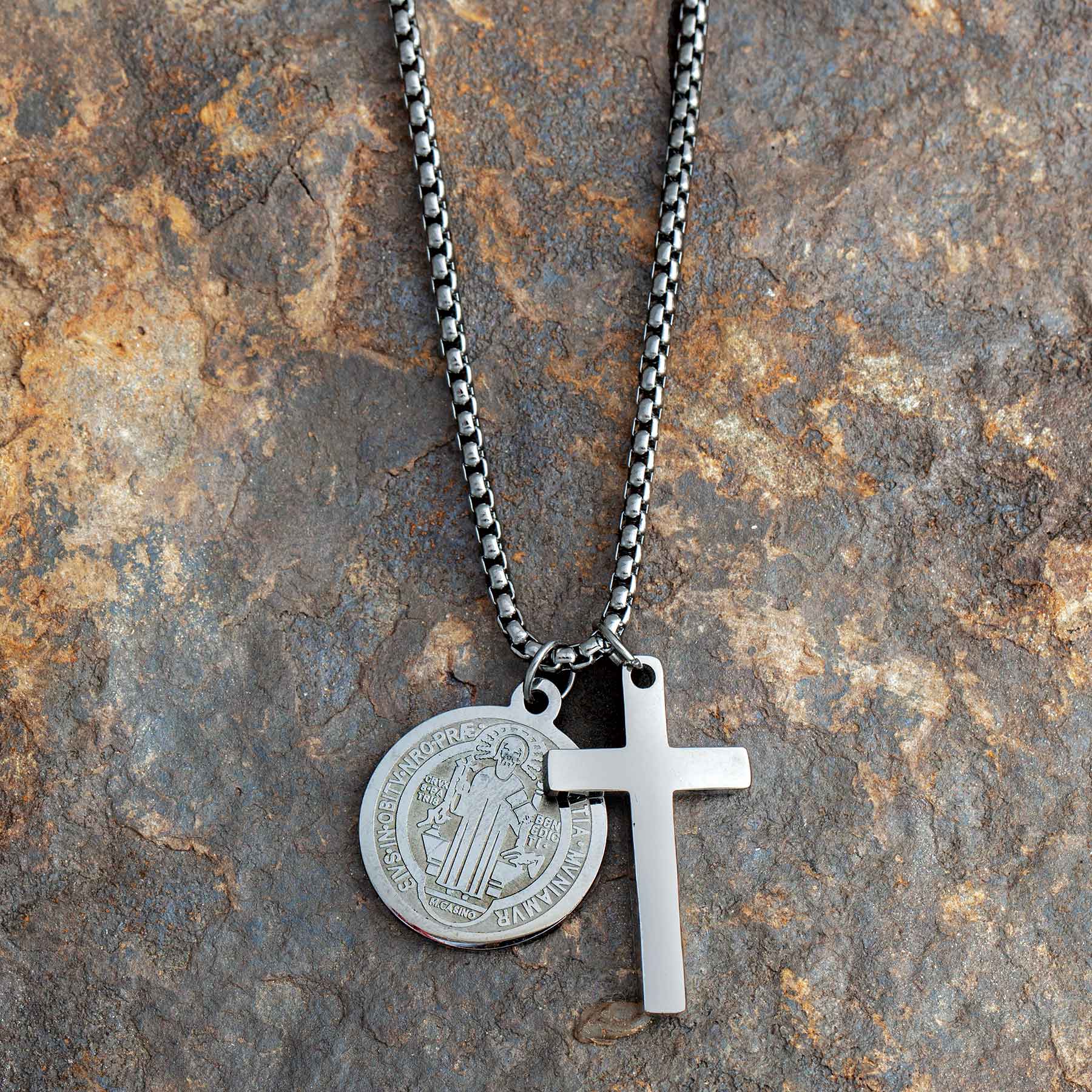 Templar Cross and Pendant Necklace | Creations and Collections