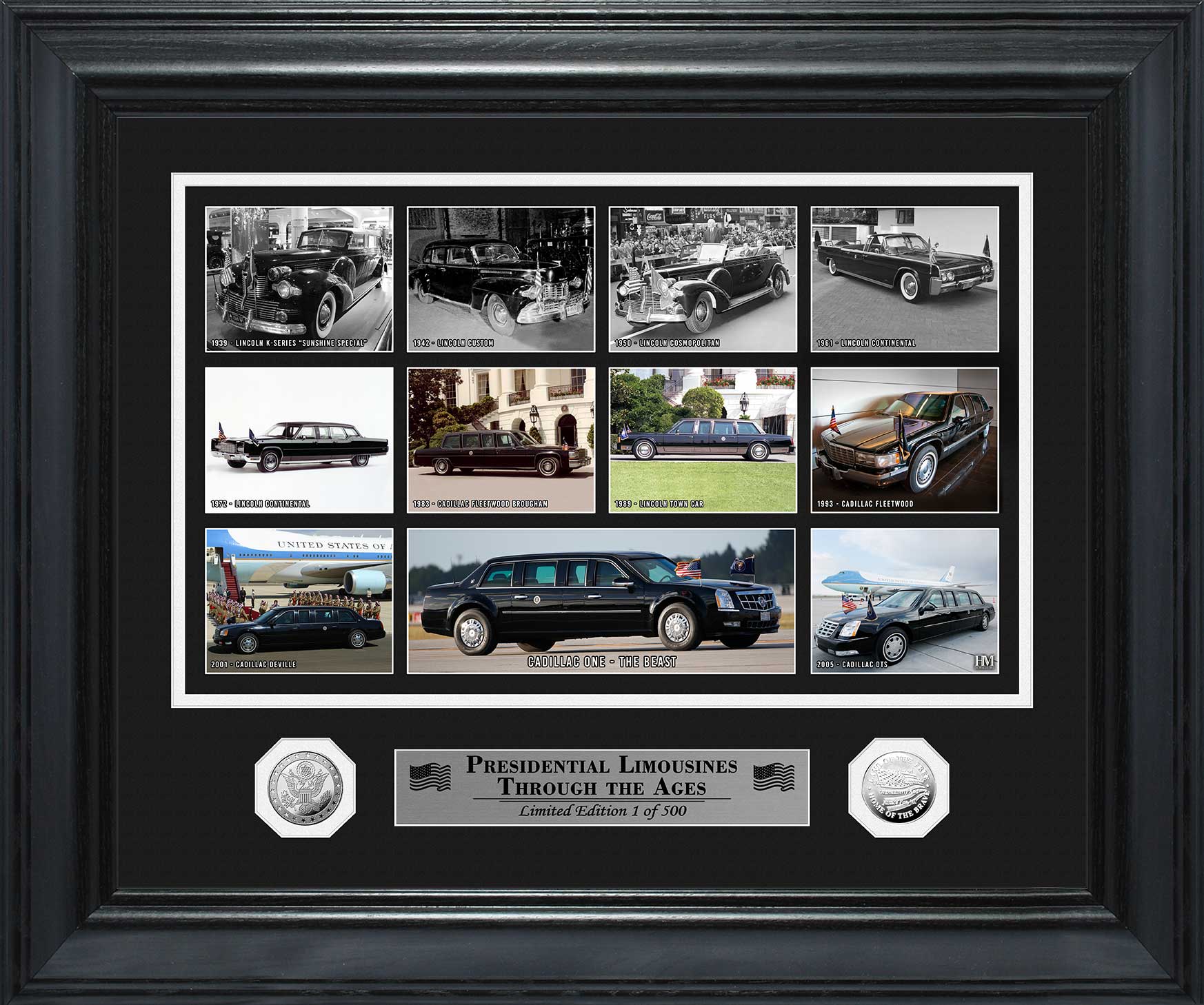 Presidential Limousines Framed Print– Creations and Collections