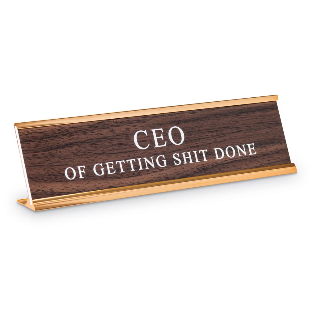 CEO Desk Sign | Creations and Collections