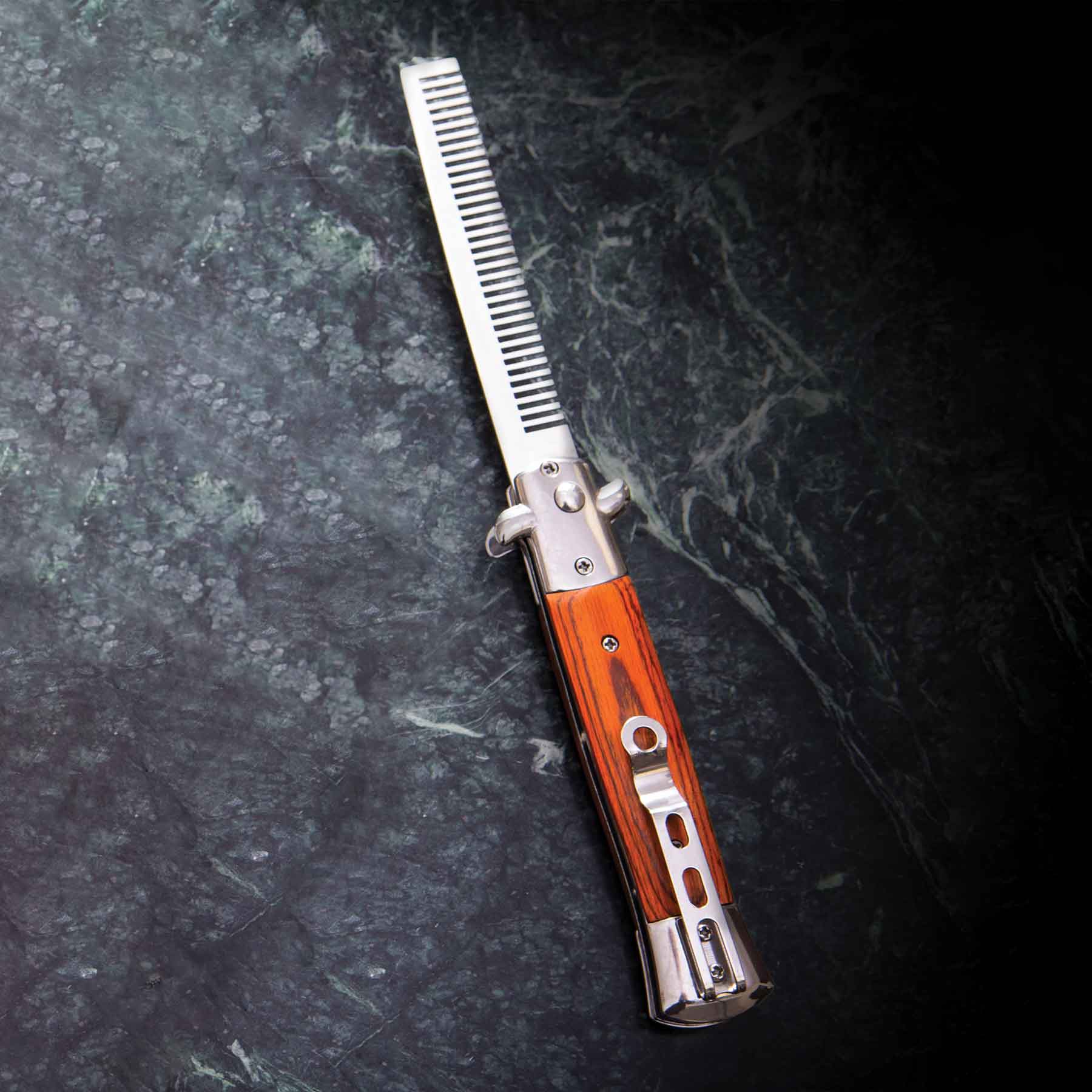 Switch Blade Beard Comb | Creations and Collections